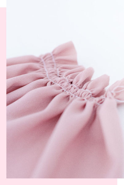 Comment coudre de jolies fronces ? • Rose Capsule
