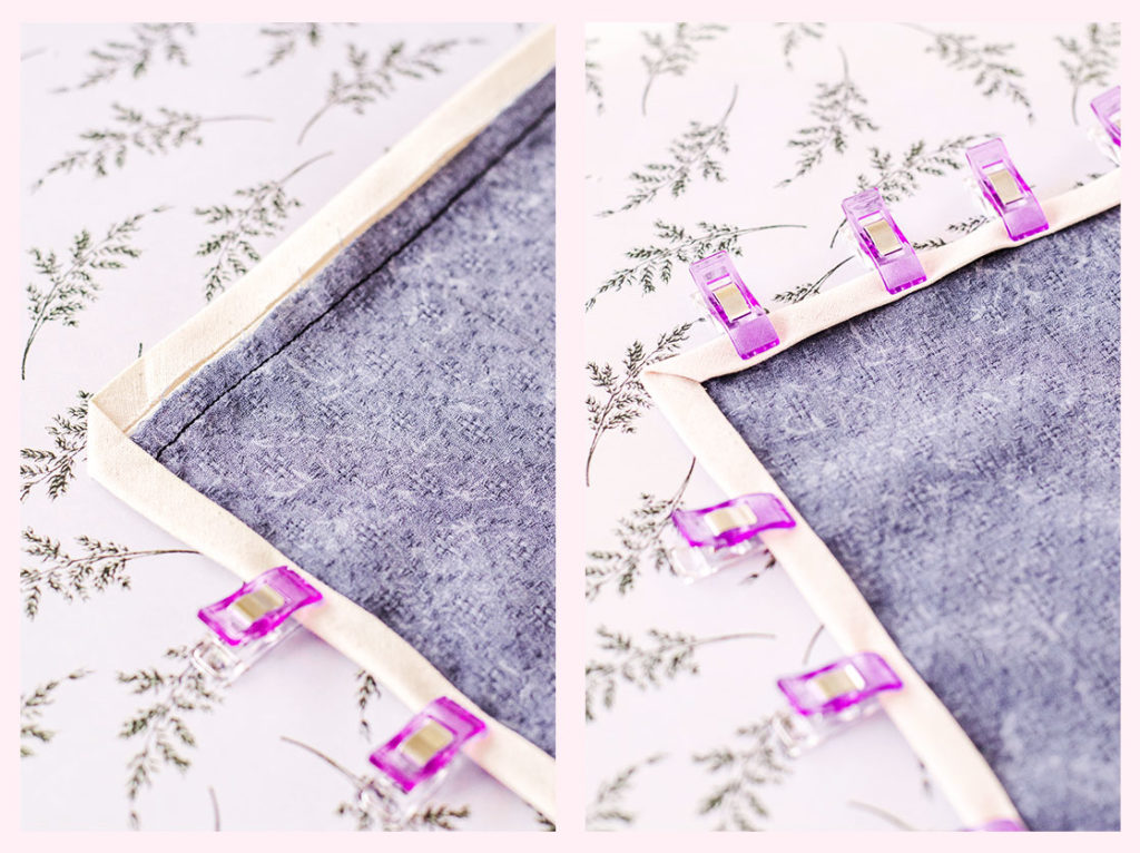 Comment coudre un biais en angle droit ? • Rose Capsule